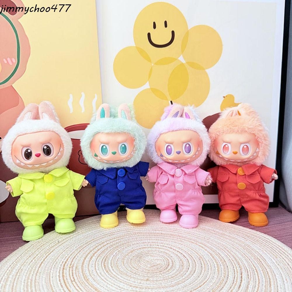 JIMMYCHOO Labubu Doll's Cloth, Workwear Bodysuit Sitting Labubu Time ...