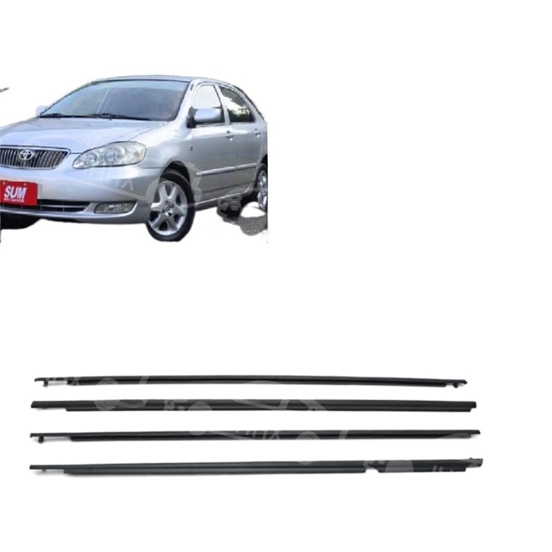 Toyota Corolla 2000-2017 door glass outer molding waterproof strip car ...