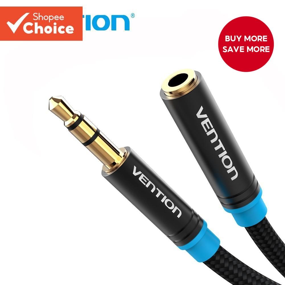 [Shopee Choice] Vention EXtension 3.5mm Male to Female Adapter Audio ...