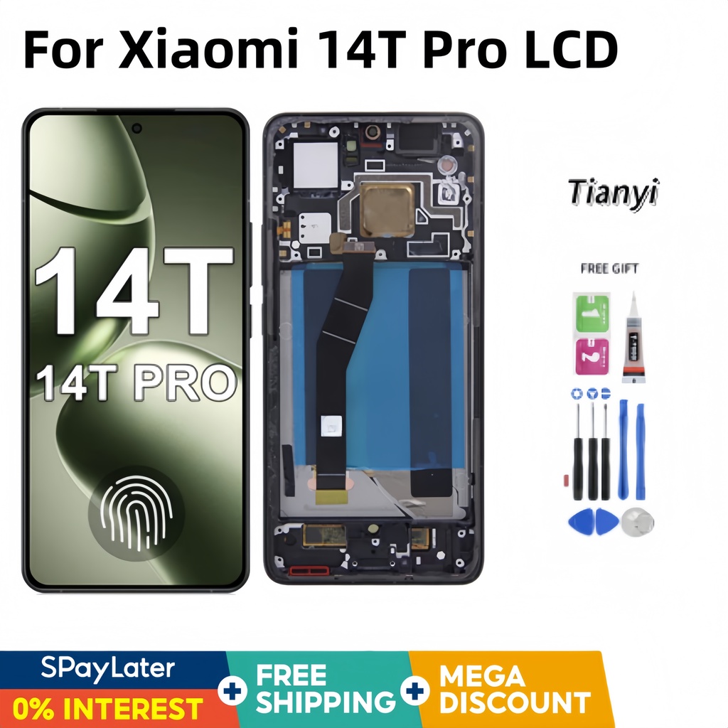Xiaomi 14T / 14T Pro LCD Display Touch Screen Digitizer Assembly ...