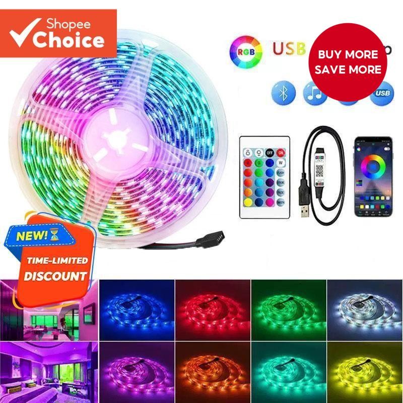 5V LED strip, RGB ambient light, TV background, flexible self-adhesive ...