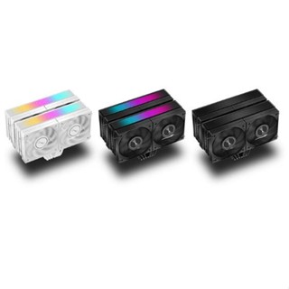 JIUSHARK JF15K Diamond CPU air cooler dual tower quad fans 6 heat pipes ...