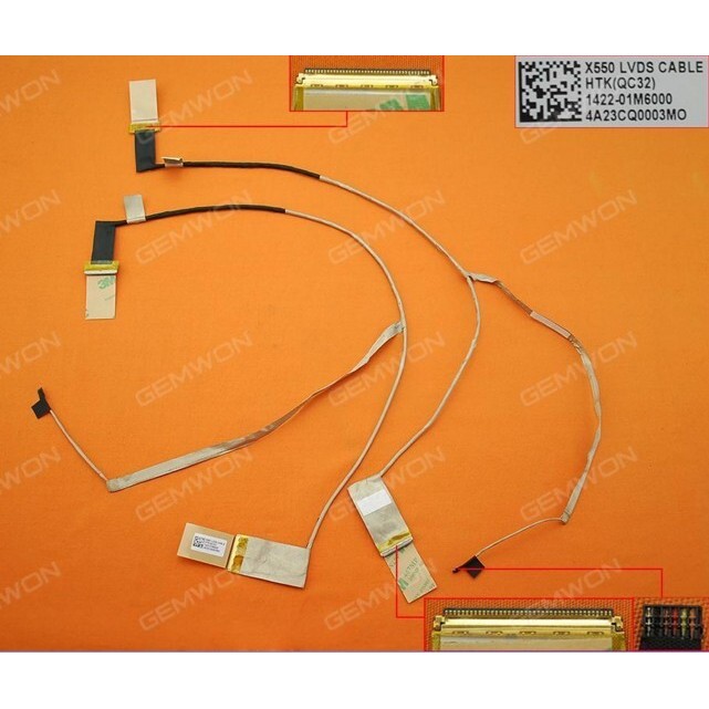 Asus F550C F550V Screen Cable F552V F552C F552L Screen Cable Display ...