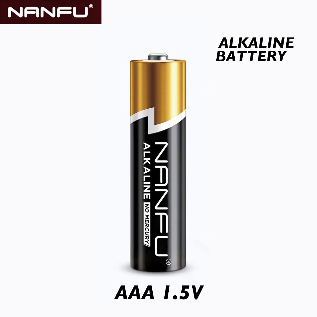 Original NANFU 1.5V AAA Battery Superior Alkaline Heavy Duty Battery ...
