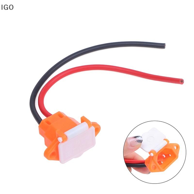 IGO E-bike Scooter Battery Connector Plug Three Vertical Charging ...