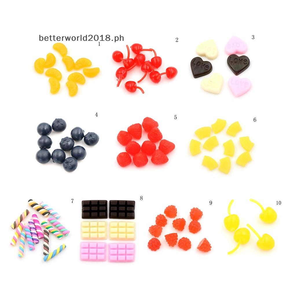 [bte] Kawaii PVC Fake Cherry Artificial Fruit Plastic Mini Cherry ...