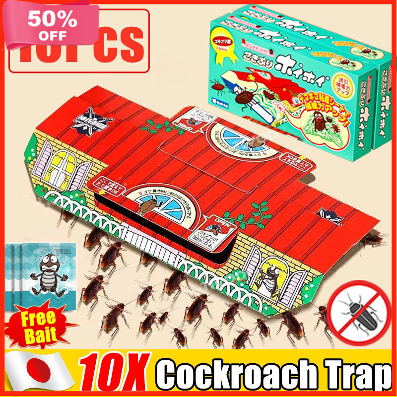 10pcs Cockroach Killer Kitchen Cockroach Trap Roach Traps Roach Bait ...