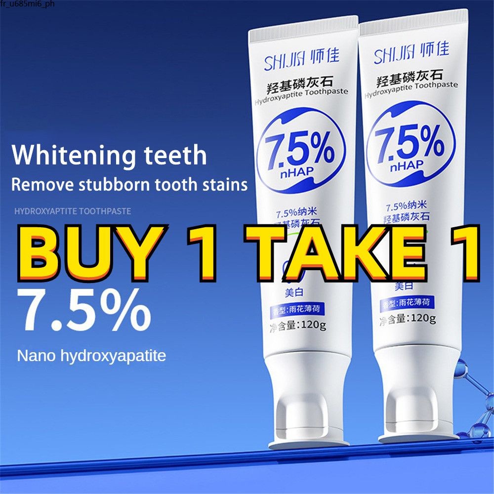 【BUY 1 TAKE 1】Shijia Hydroxyapatite Toothpaste Teeth Cleaning Whitening ...