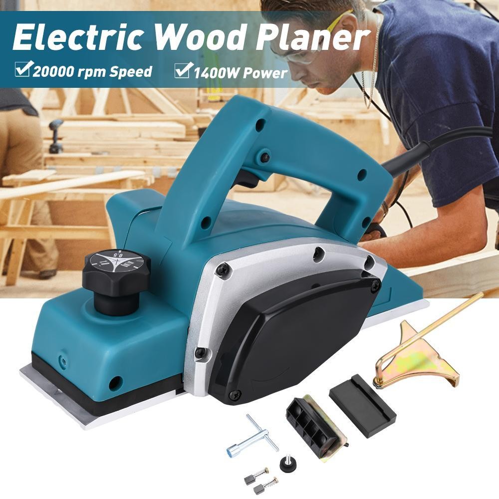【HOT】Japan Original Electric Wood Planer for Woodworking 1400W Planer Power Tool with Case ...