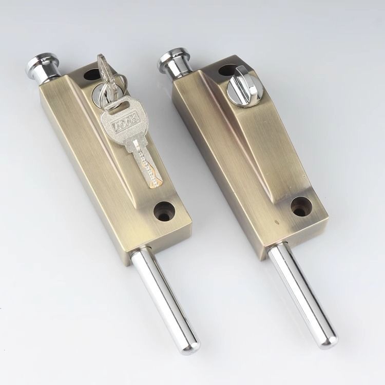 Latch Lock Automatic Rotating Door Latch Lock Surface Mounted Spring ...