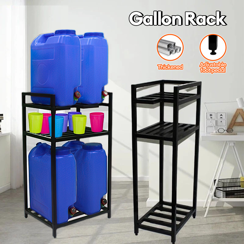 Water Gallon Rack Stainless Water Container Rack Strengthen Load-Bearin ...
