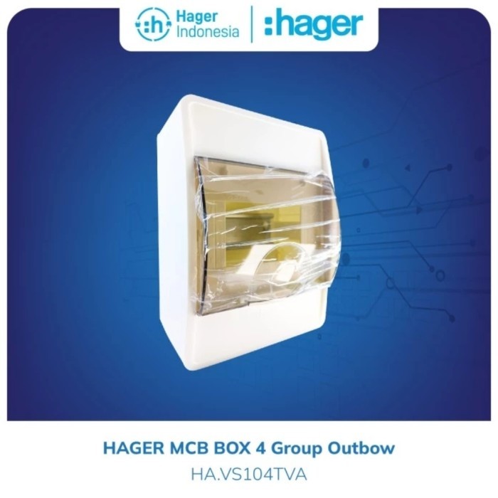 Quality Original Hager MCB Box 4 Outbow Groups VS104TVA OB 4G | Shopee ...