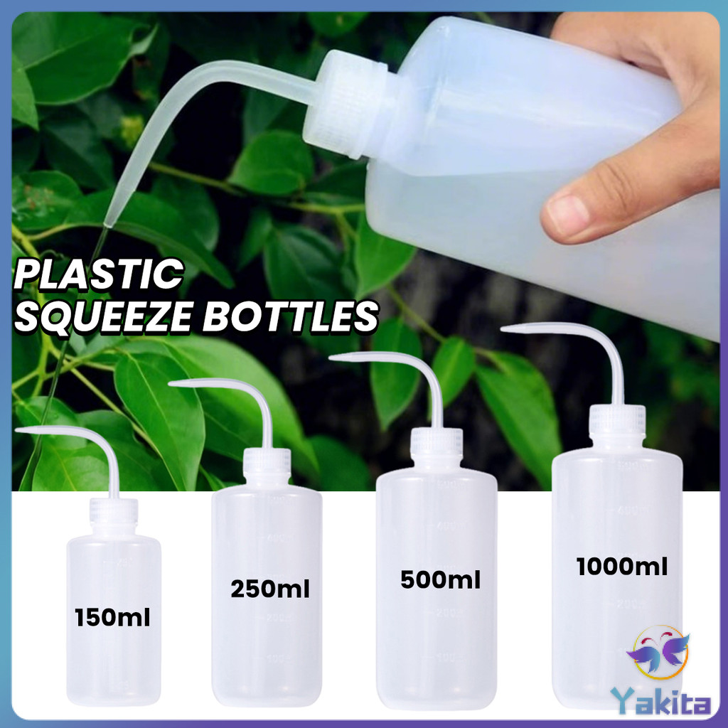 Yaki Wash Bottle PE Plastic Squeeze Bottles Watering Tools for ...