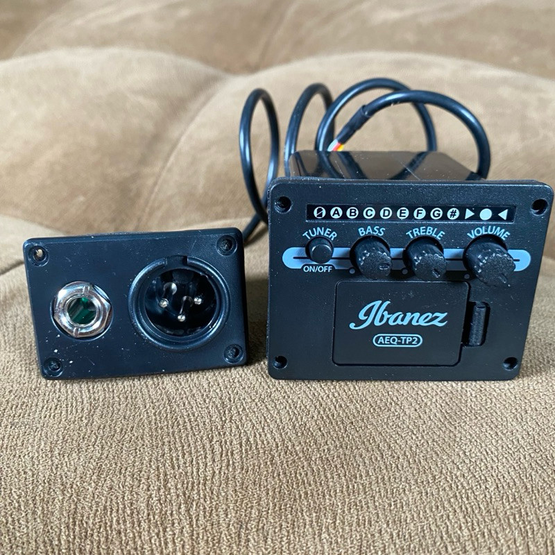 Ibanez aeq tp2 preamp equalizer acoustic guitar original ibanezoriginal ...
