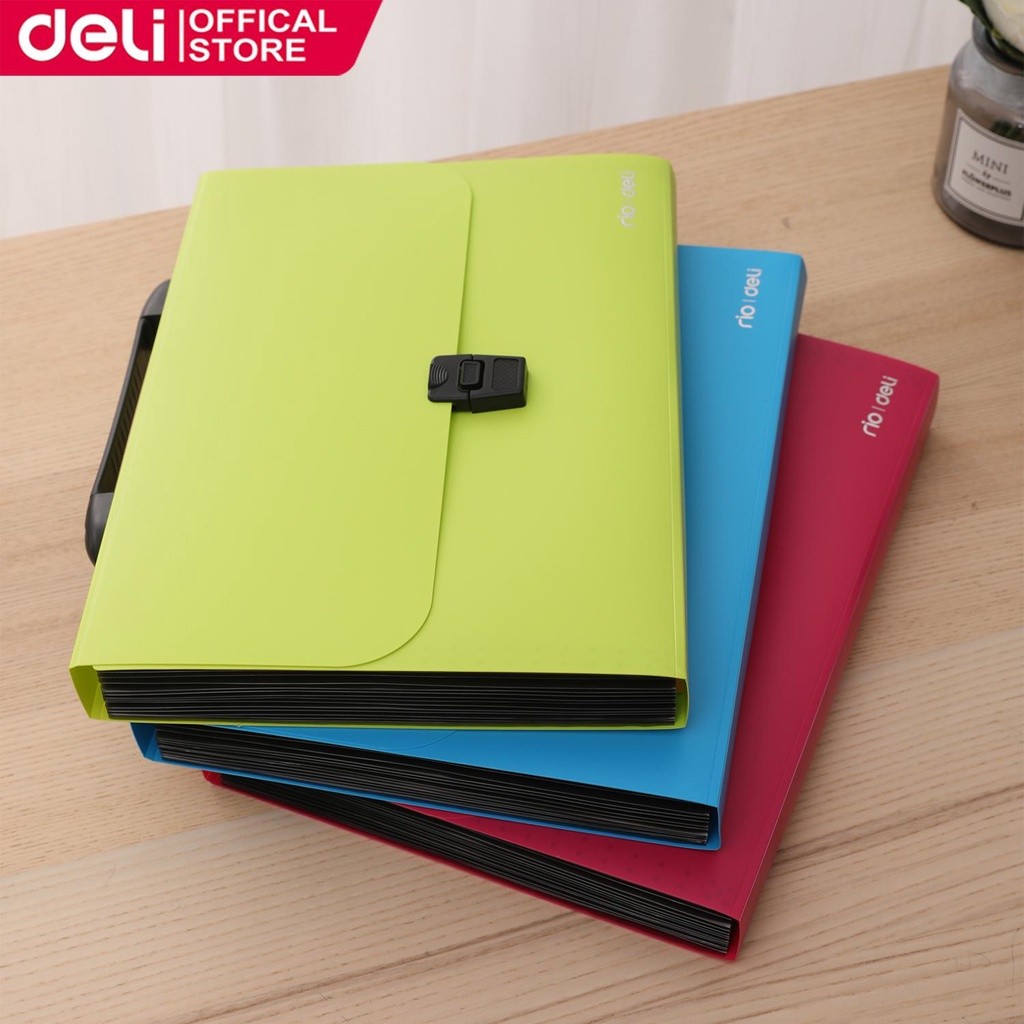 Deli EB40302 13 Grid Test Paper Folder File Organizer A4 Documentation ...