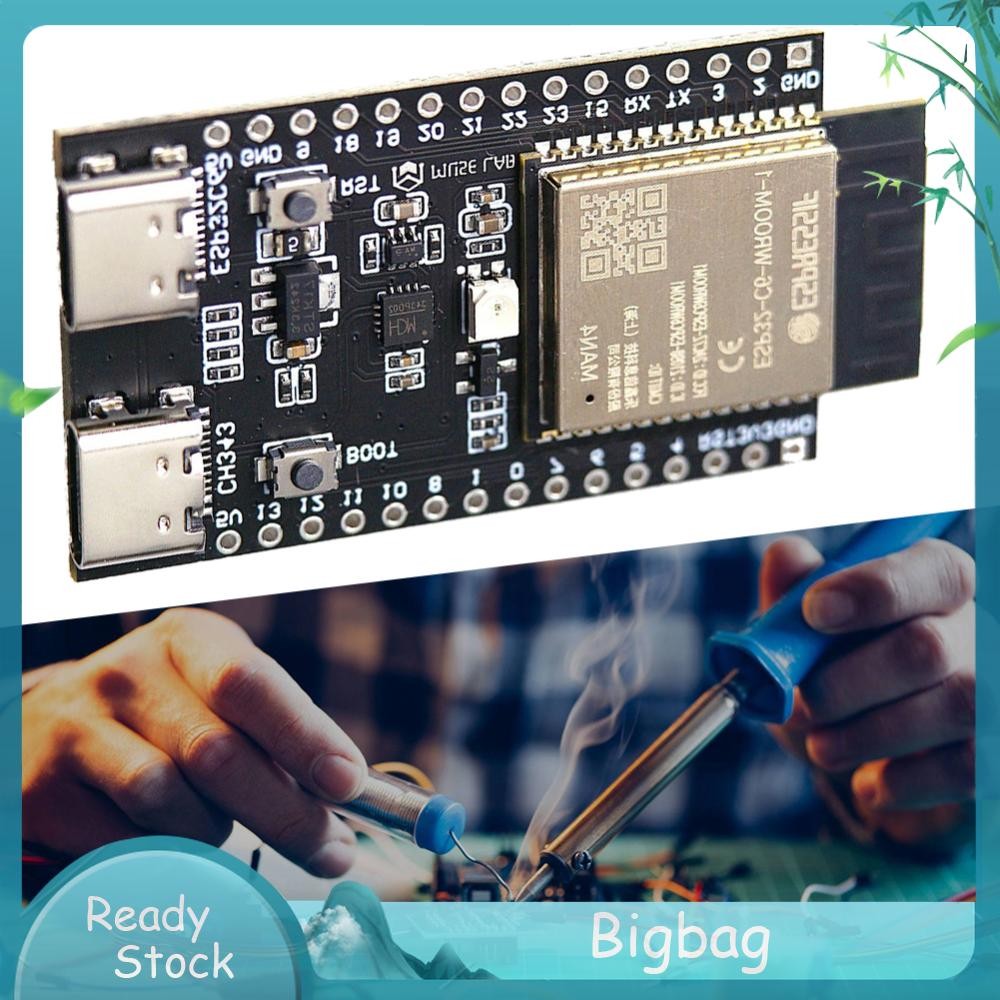 [bigbag.ph] ESP32-C6 Development Board WiFi Bluetooth-Compatible ESP32-C6-WROOM-1 Dual USB C ...