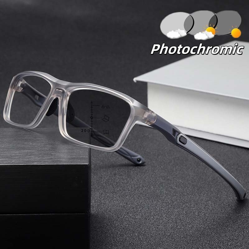 Photochromic Progressive Near Far Presbyopia Anti Blue Light Color ...