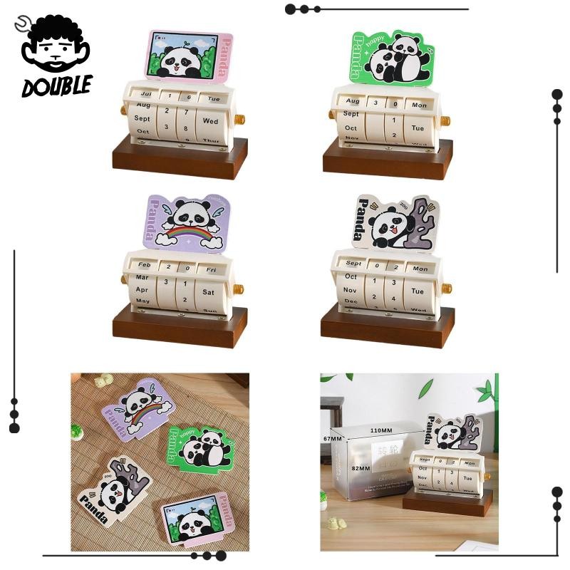 [ Rotary Perpetual Desk Calendar Table Calendar Reusable Wheel ...