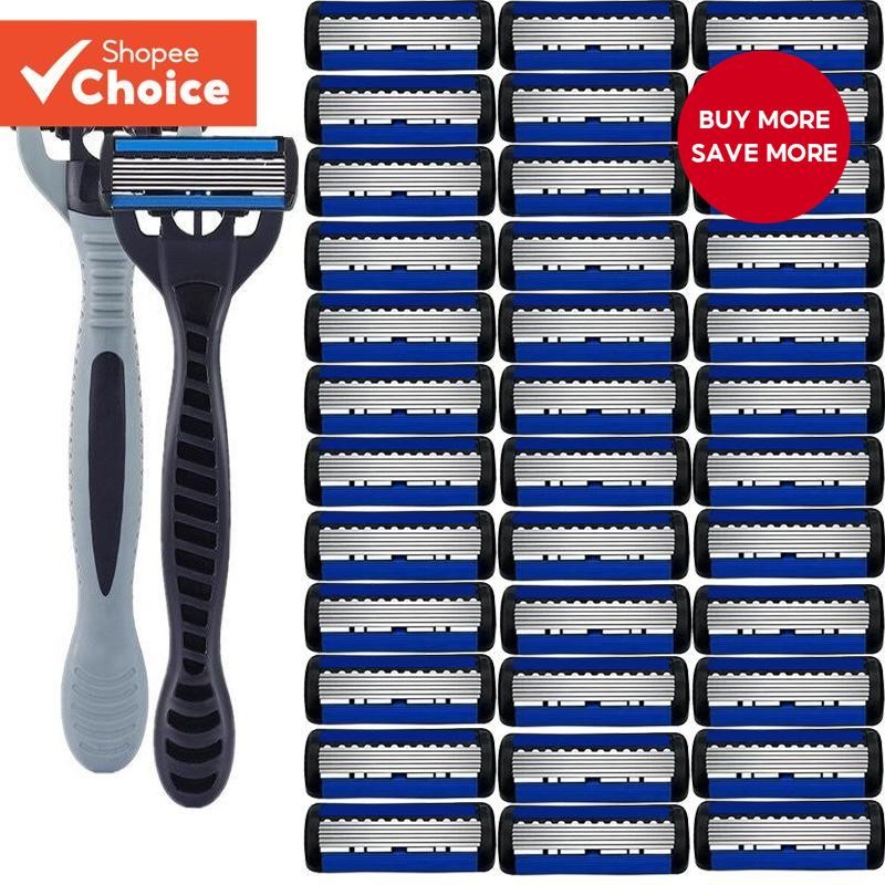 Broom Imported 6-Layer Blade Razor Razor Six-Layer Blade Shaving Manual ...