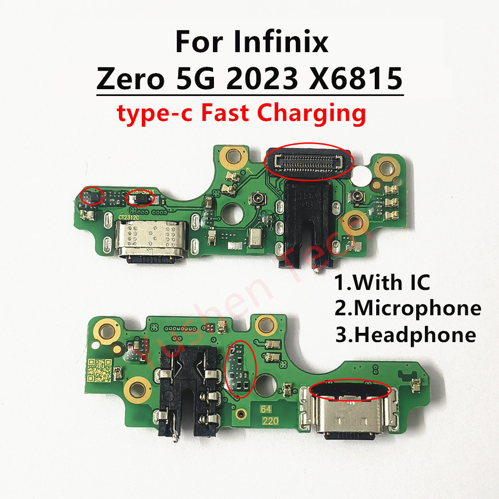 fast charging board for Infinix Zero 5G X6815 X6815B X6815C X6815D 2023 ...