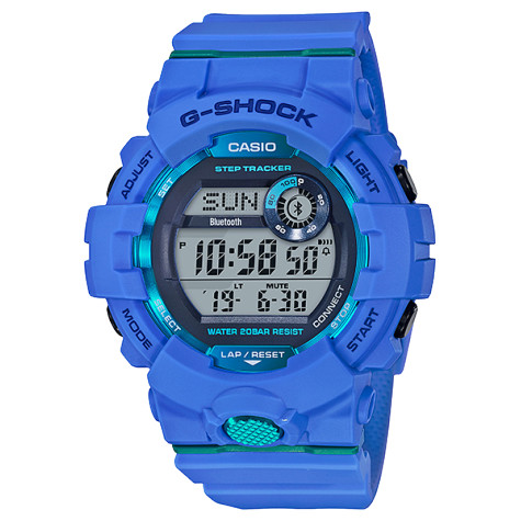 Casio G-Shock (GBD-800) Blue Resin Strap Shock Resistant 200 Meter ...