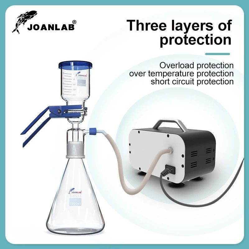 JOANLAB Mini Oil-free Diaphragm Vacuum Pump Laboratory Filter Pump ...