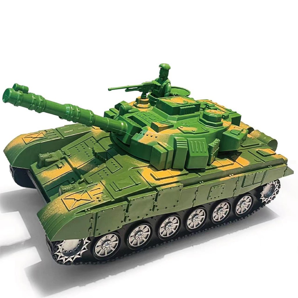 Children Large Size Tank Car Toy Sliding Camouflage Tank Model ...