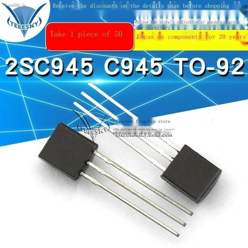 【TELESKY】 2SC945 C945 TO-92 Triode ECB Transistor (50pcs) | Shopee ...