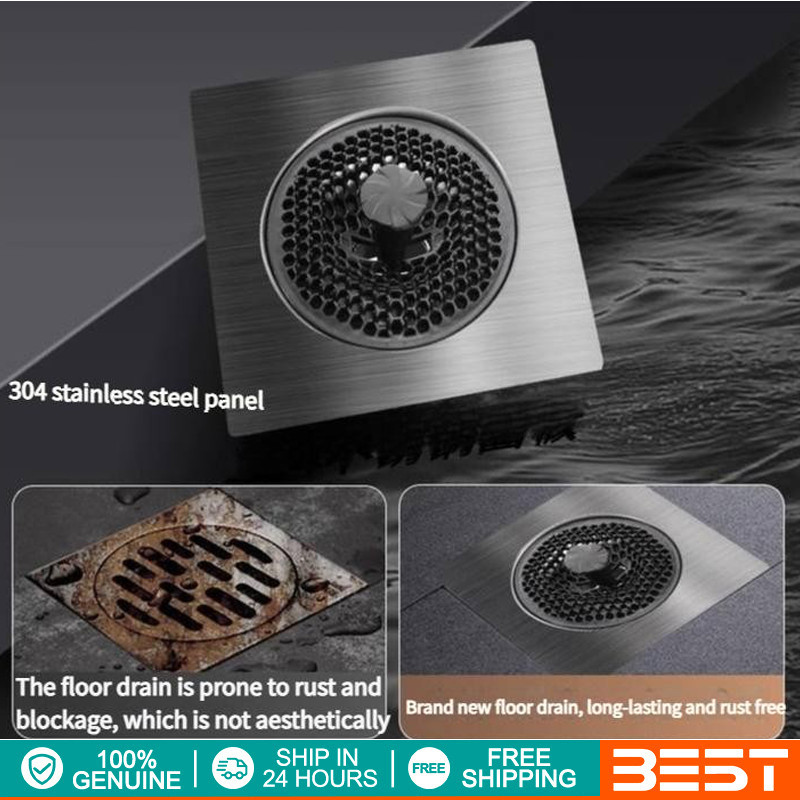 Spring Floor Drain Toilet Deodorant Bathroom Foot Floor Drain Old Floor ...