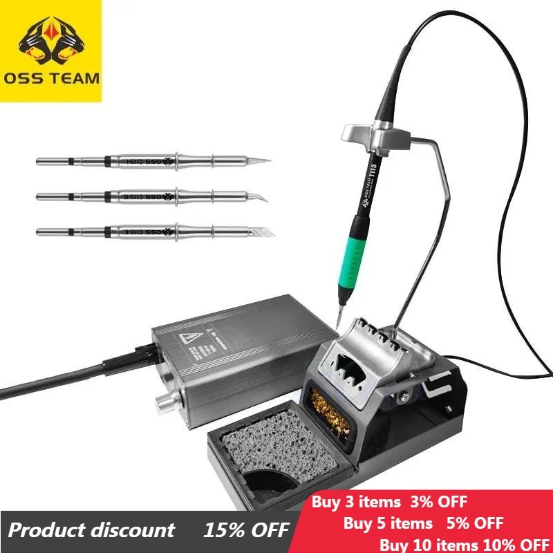 OSS T115 Micro NANO Electric Soldering Station With C115 Soldering Iron ...