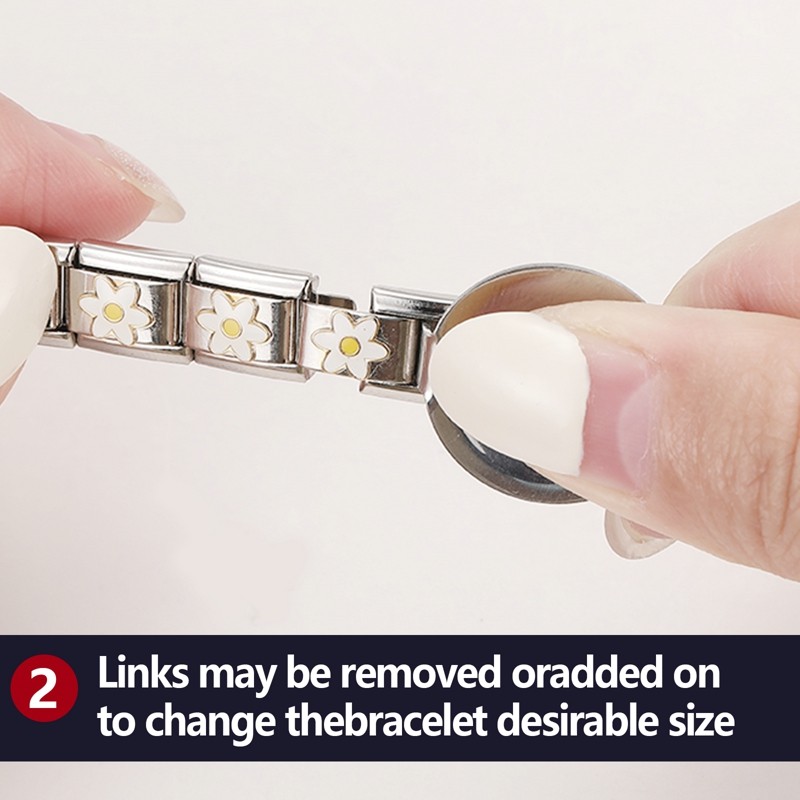 Diamond Series Italian Charm Bracelet Fit 9mm Stainless Steel Bracelet ...