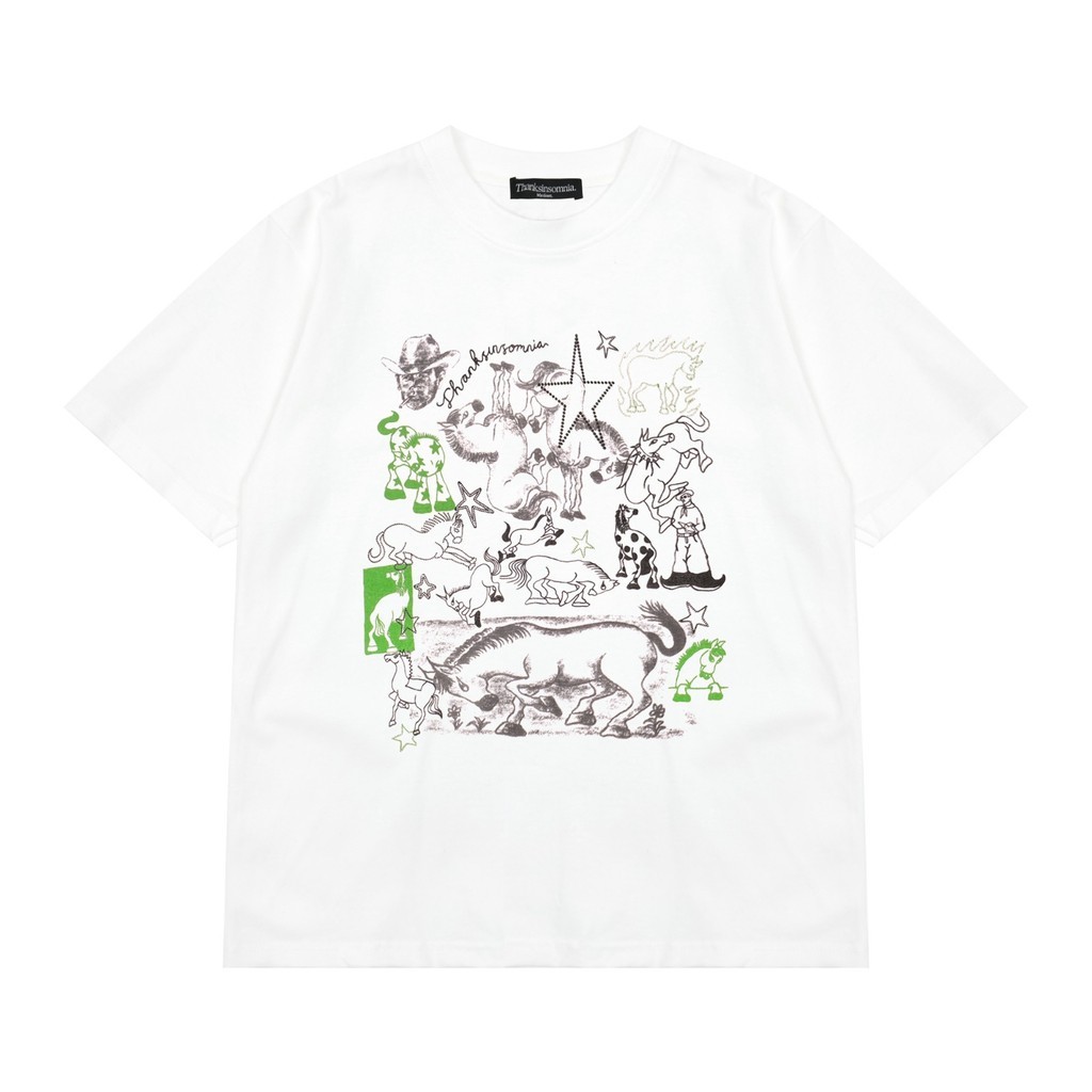 Fenica White Thanksinsomnia t-shirt | Shopee Philippines