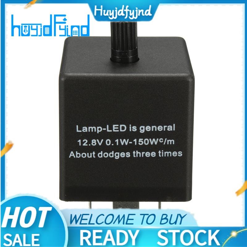 12V 3 Pin LED Adjustable Car Flasher Flash Relay For Turn Signal Light ...