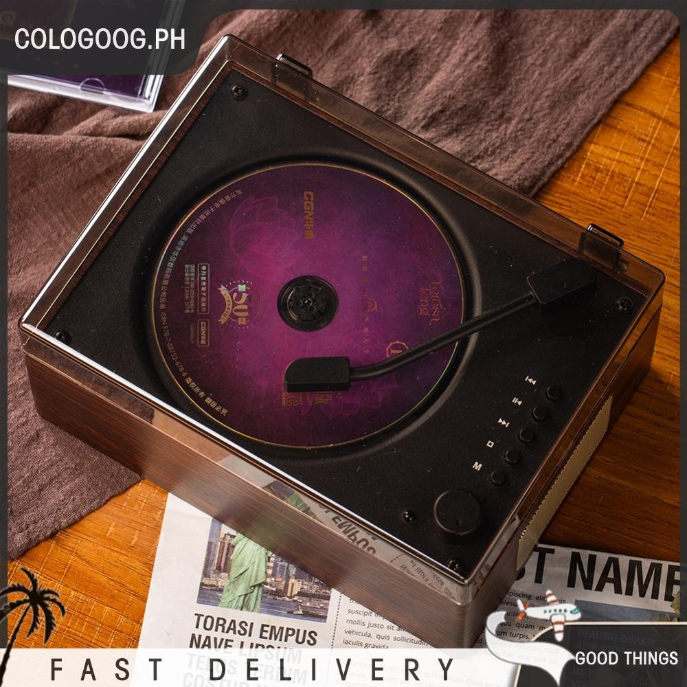 [cologoog.ph] Portable CD Player Rechargeable Bluetooth-Compatible 5.0 ...