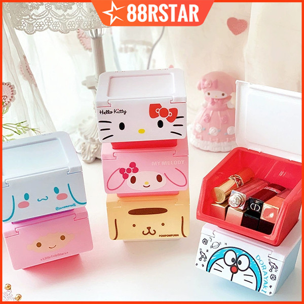 Sanrio Desktop Flip Top Organizer Gummi Bio Clutter Box Jewelry Box ...