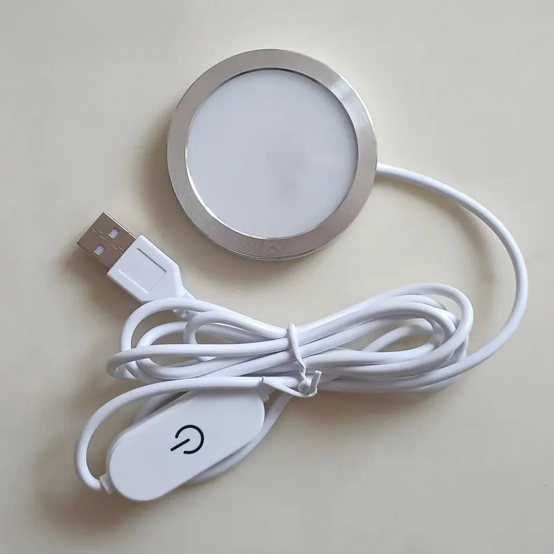 USB 5V LED Touch Dimming Downlight 10W 7W 3W Spotlight Surface Mounted ...