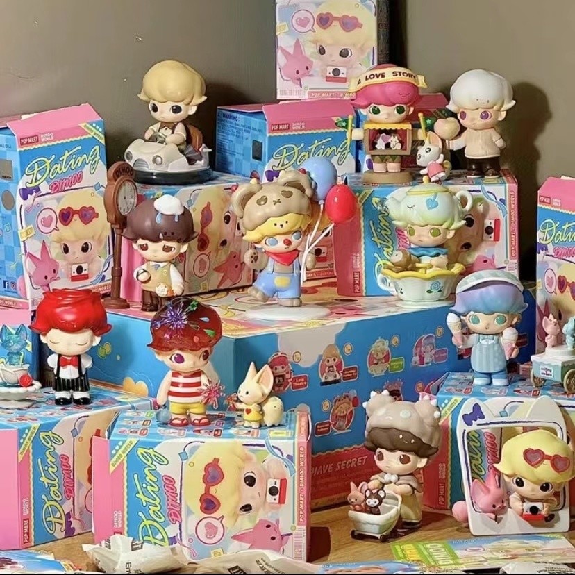 Pop mart DIMOO Date Day Series Hand-Made Blind Box Series Fashion Toys ...