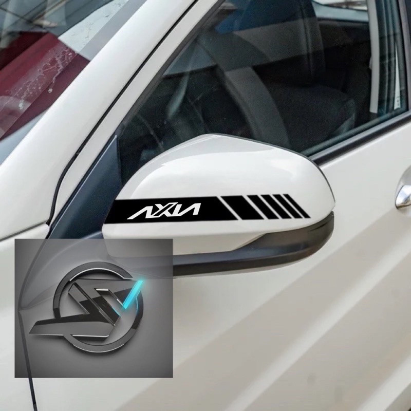 S695 Axia New Logo Car Sticker Bar Side Mirror | Shopee Philippines
