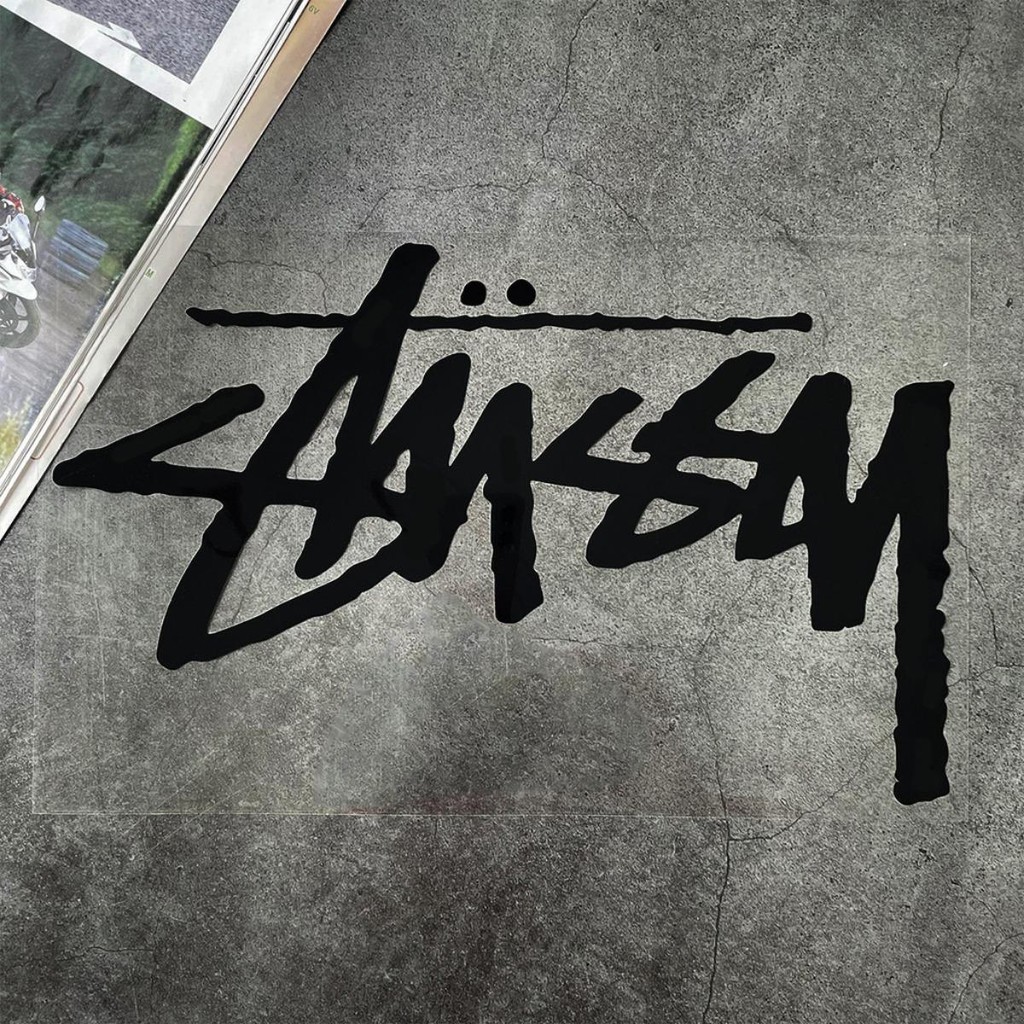 Stussy Reflective Sticker Motorcycle Car Scooter Decal Accessories ...