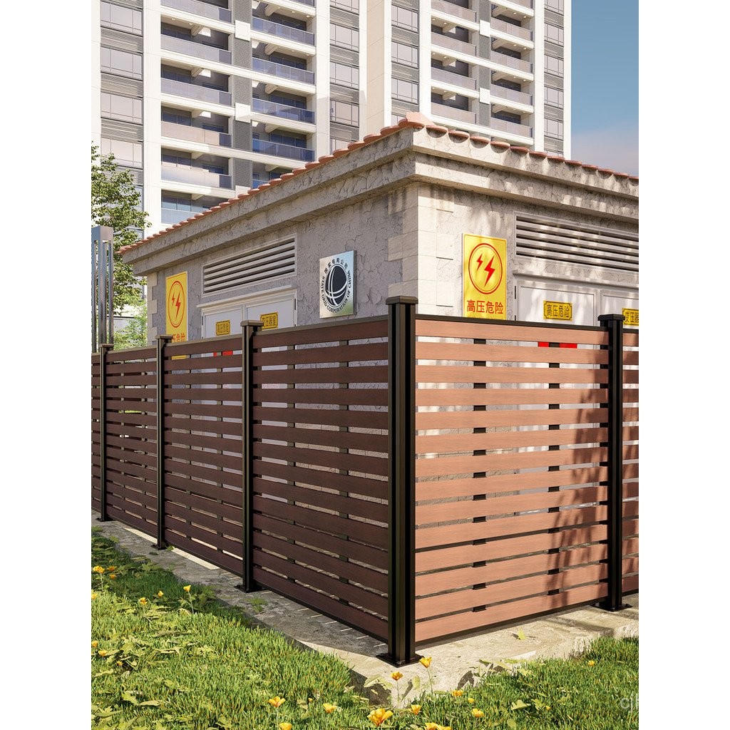Municipal Plastic Wood Transformer Guardrail Outdoor Road Barrier Fence ...