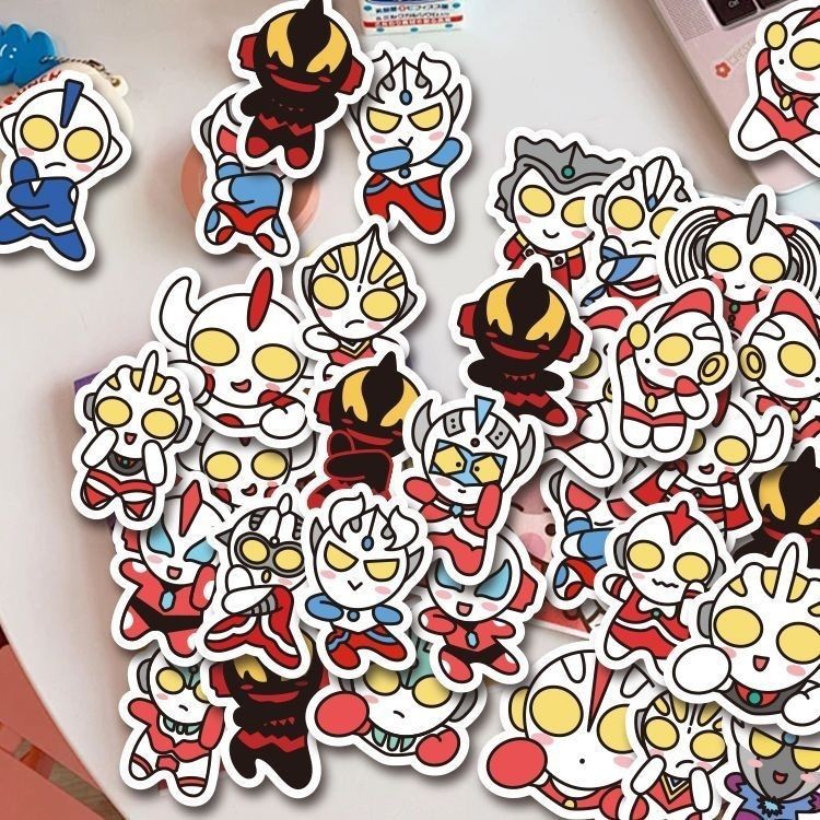 100 Sheets Q Version Ultraman Cute Cartoon Little Red Book Full Set ...