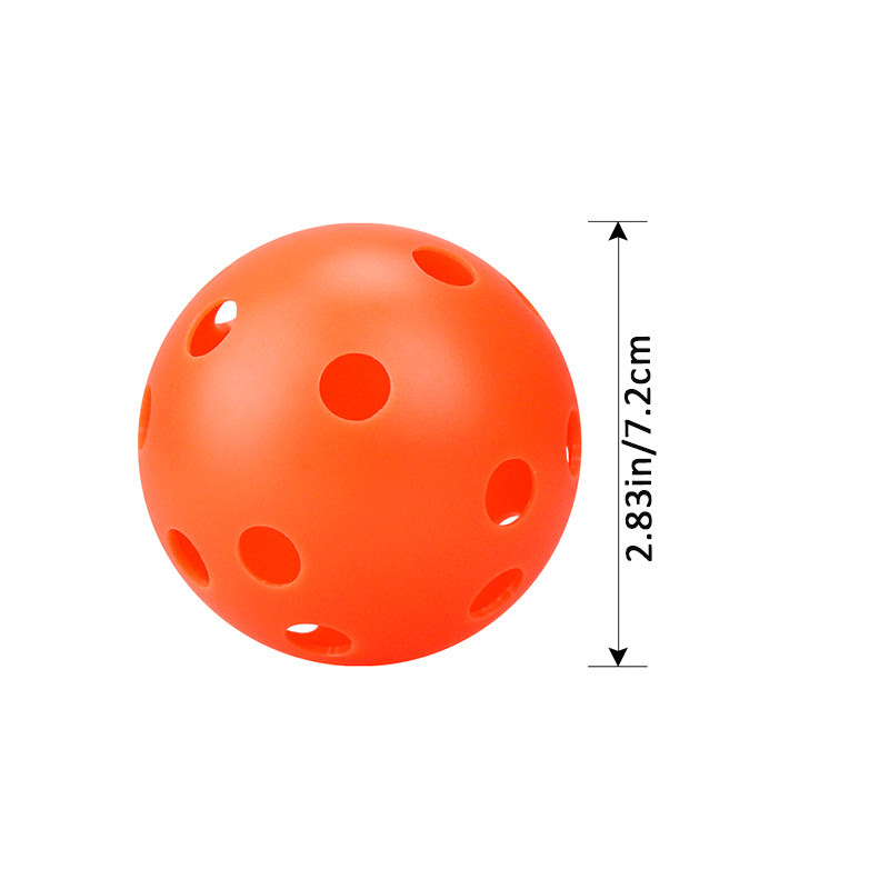 Meuctiffy 72MM 26 Holes Floorball Stick Ball PE Plastic For Field ...