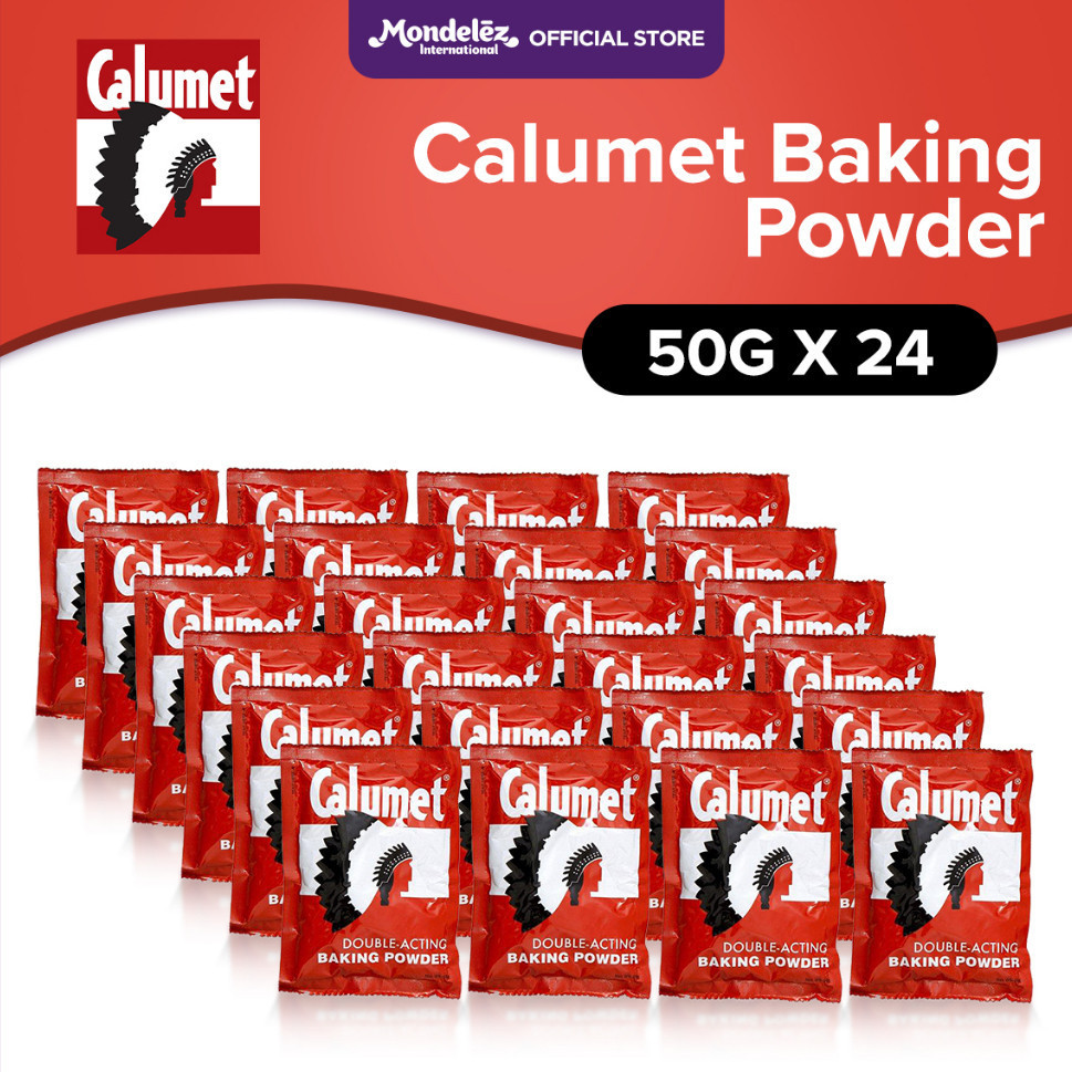 Calumet Double-Acting Baking Powder 50g (Set of 24) | Shopee Philippines
