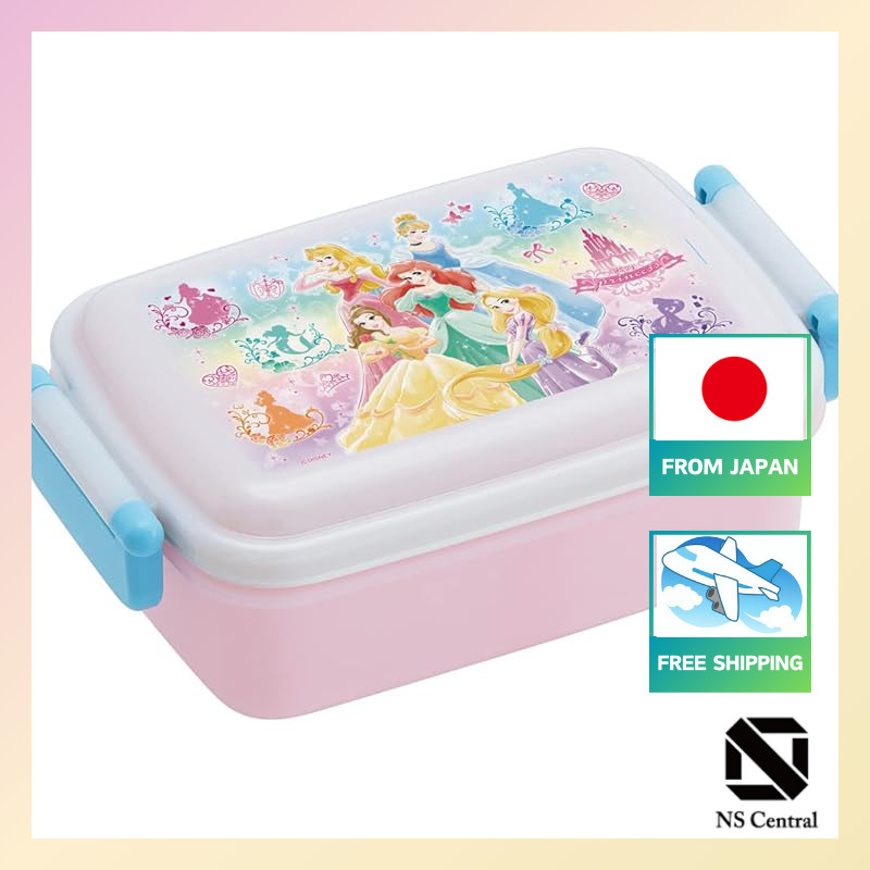 Skater Antibacterial Bento Box for Kids, 450ml, Disney Princess, Softly ...