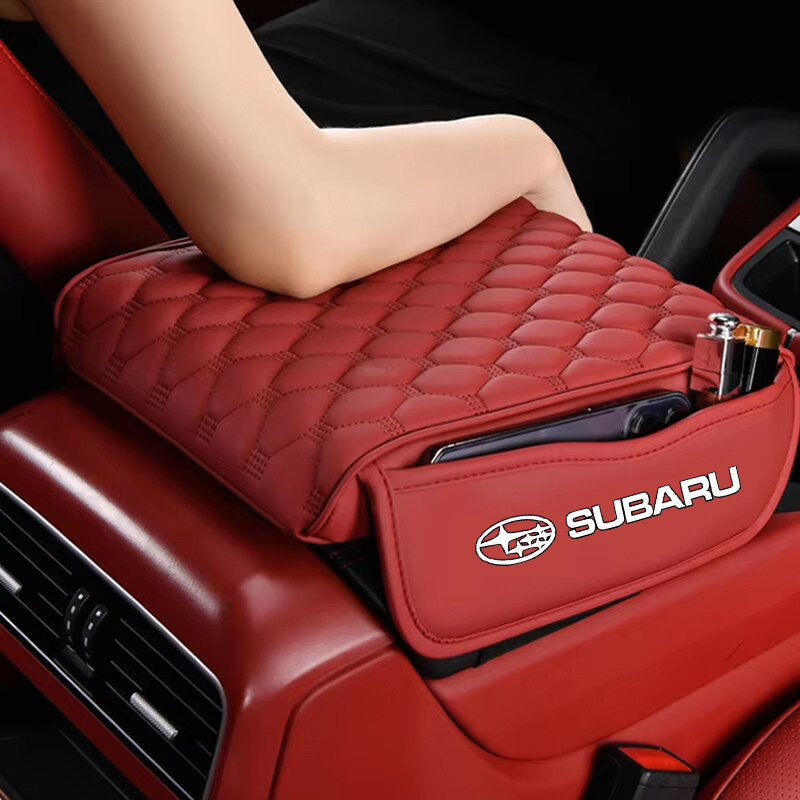 Car Armrest Mat Center Console Memory Foam Vehicle Arm Rest Box Pads ...