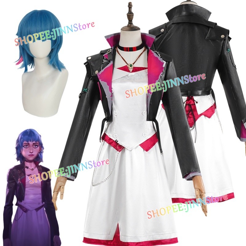 - JINN - Arcane League of Legends JINX Cosplay Costume Arcane POWDER ...
