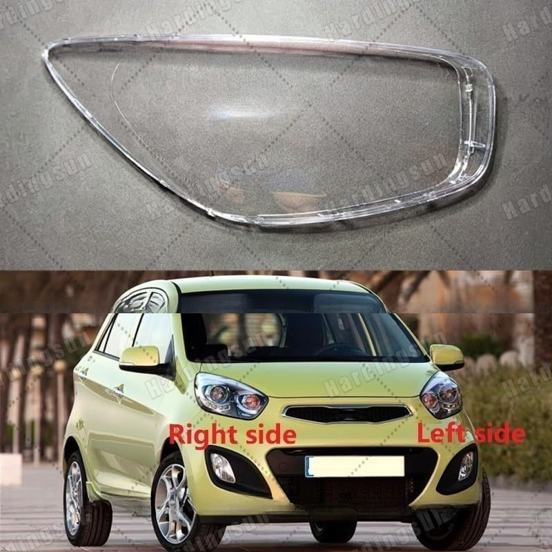 For Kia Picanto 2011 2012 2013 2014 2015 2016 Car Front Headlight Lens ...