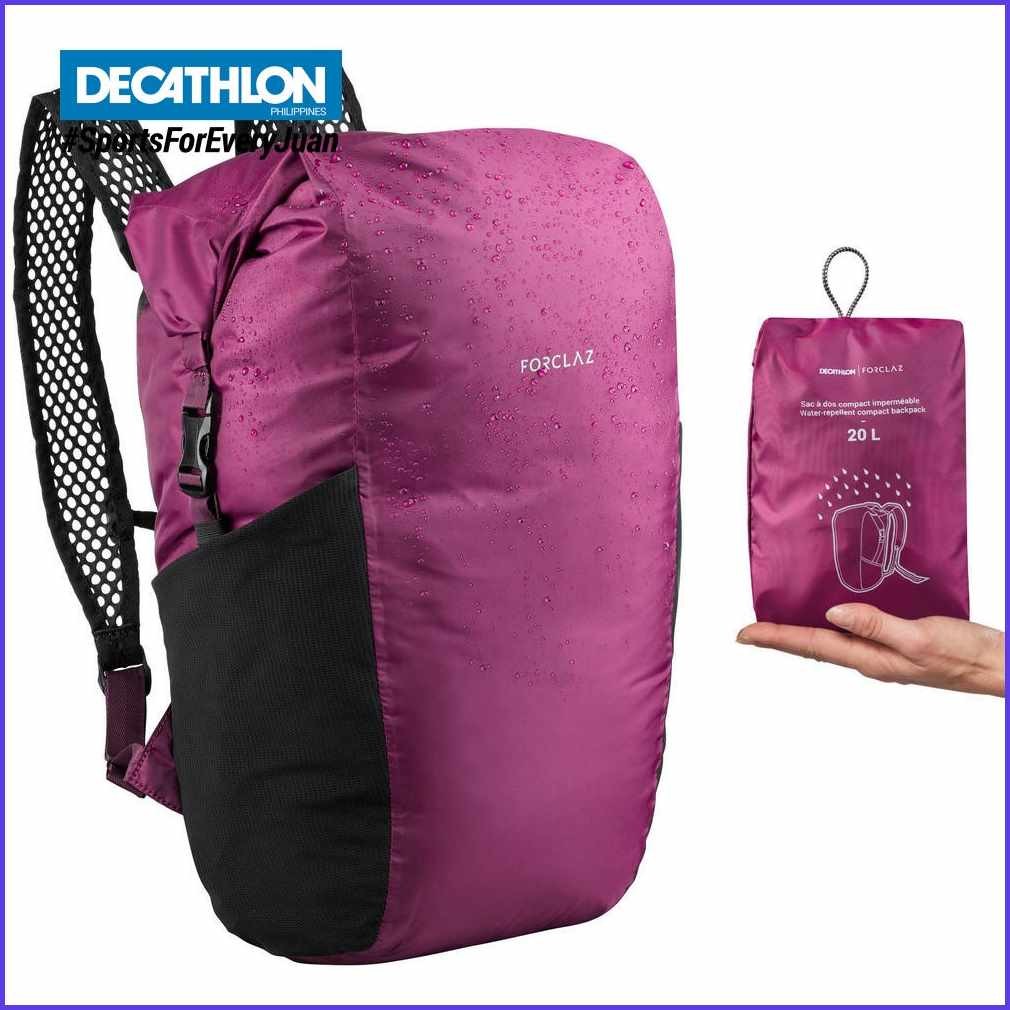 Decathlon*xu>Forclaz[Ds+Travel+Lp@100+Cx@Compact+Sp@Waterproof+un@20+Fz ...