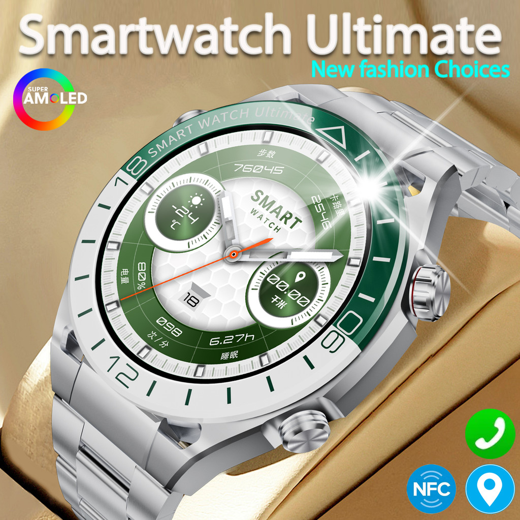 2025 New Ultimate Smart Watch Men For Huawei AMOLED HD Screen Bluetooth ...