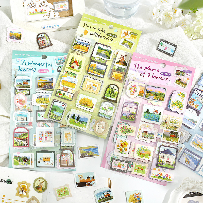 ENWEI 2 Pcs [Take A look At the Wind And Cloud series] Polaroid Photo ...